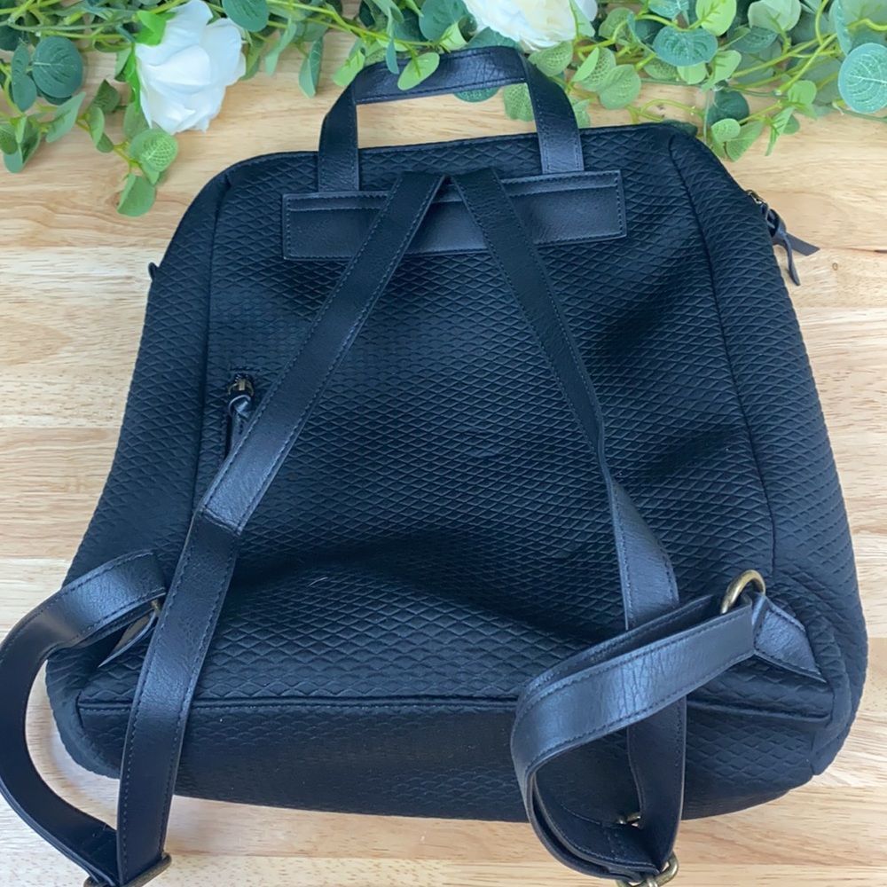 Elliott Lucca Quilted Black Olvera Metro Backpack - Gem